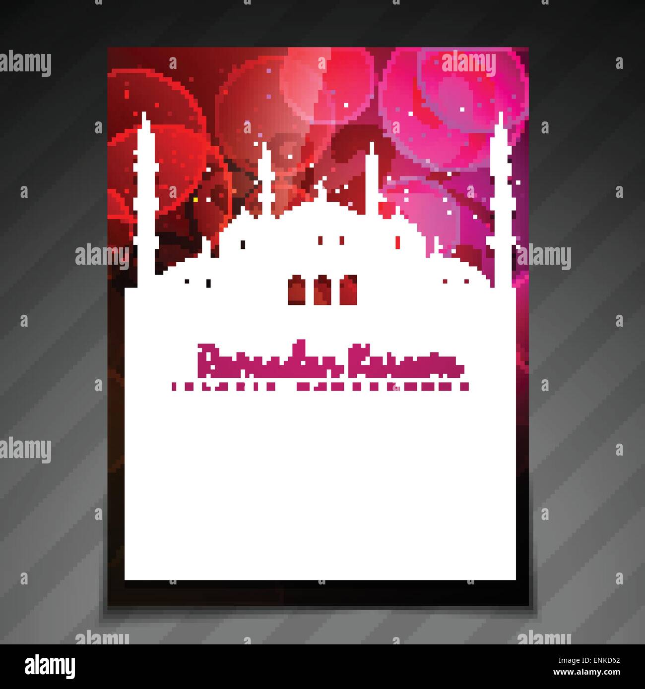 colorful islamic festival ramadan template design Stock Vector Image ...