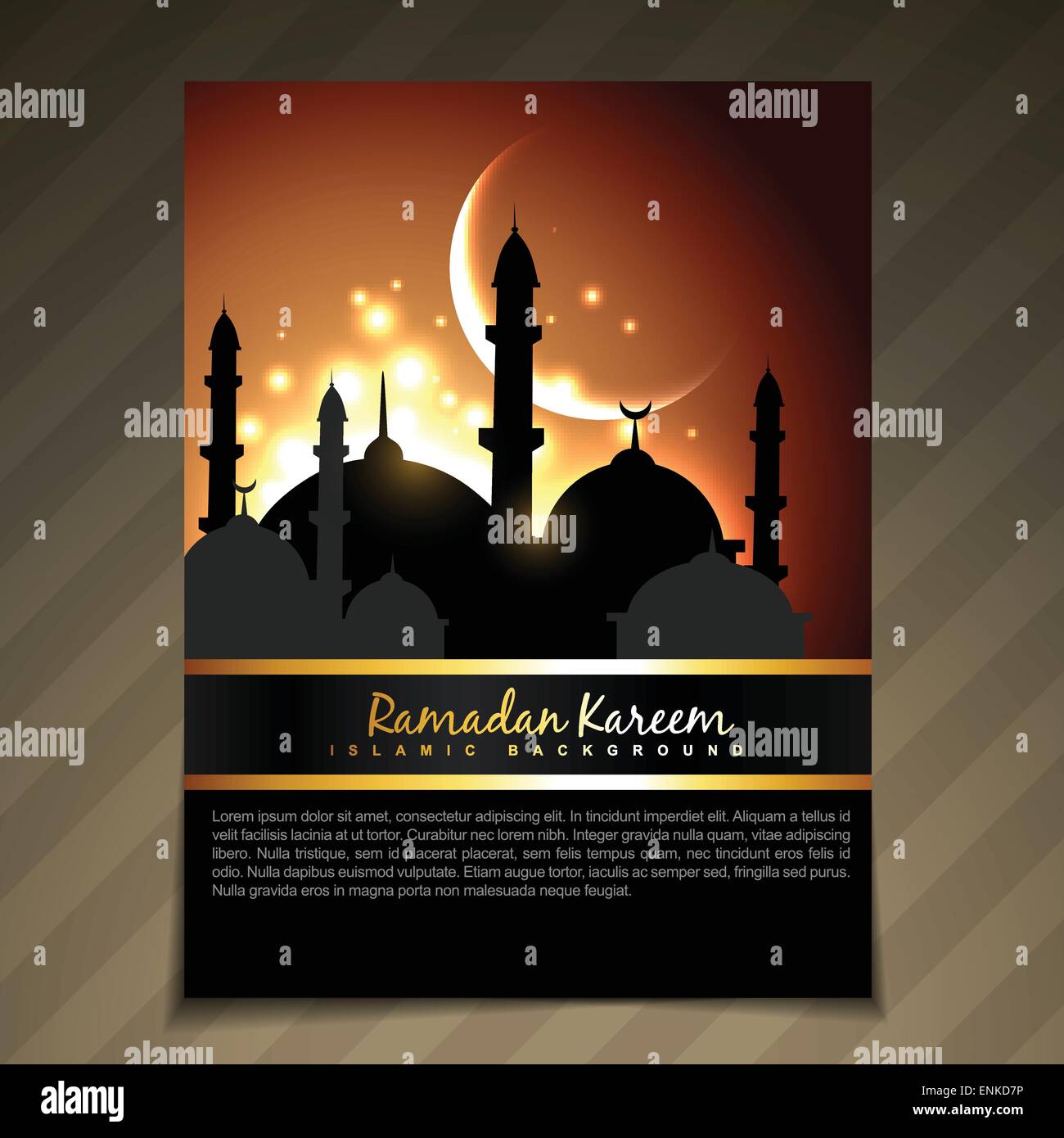 vector illustration of ramadan festival template design Stock Vector ...