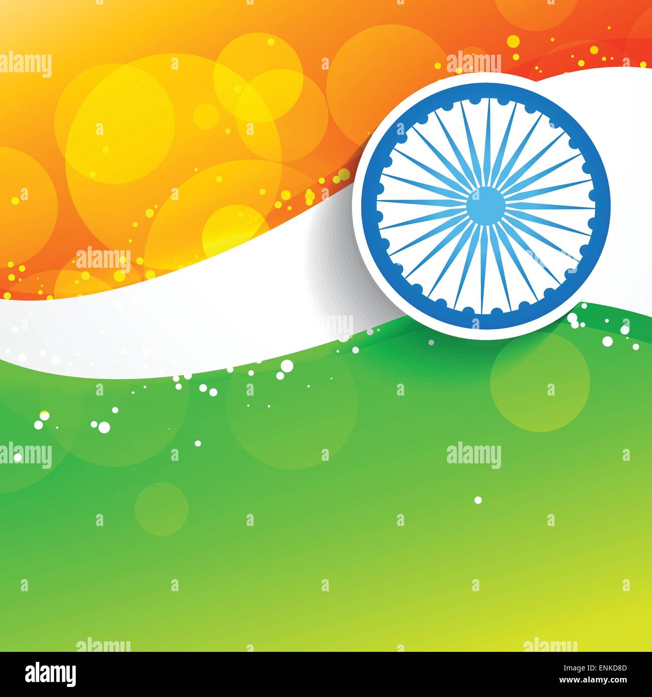 wave style vector indian flag Stock Vector Image & Art - Alamy