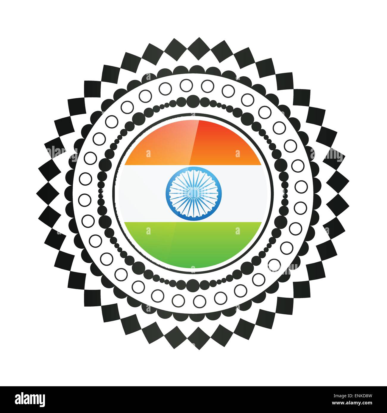 Vector creative indian flag design hi-res stock photography and images ...