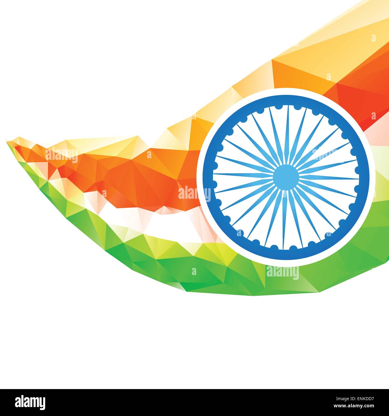 artistic style indian flag design Stock Vector Image & Art - Alamy