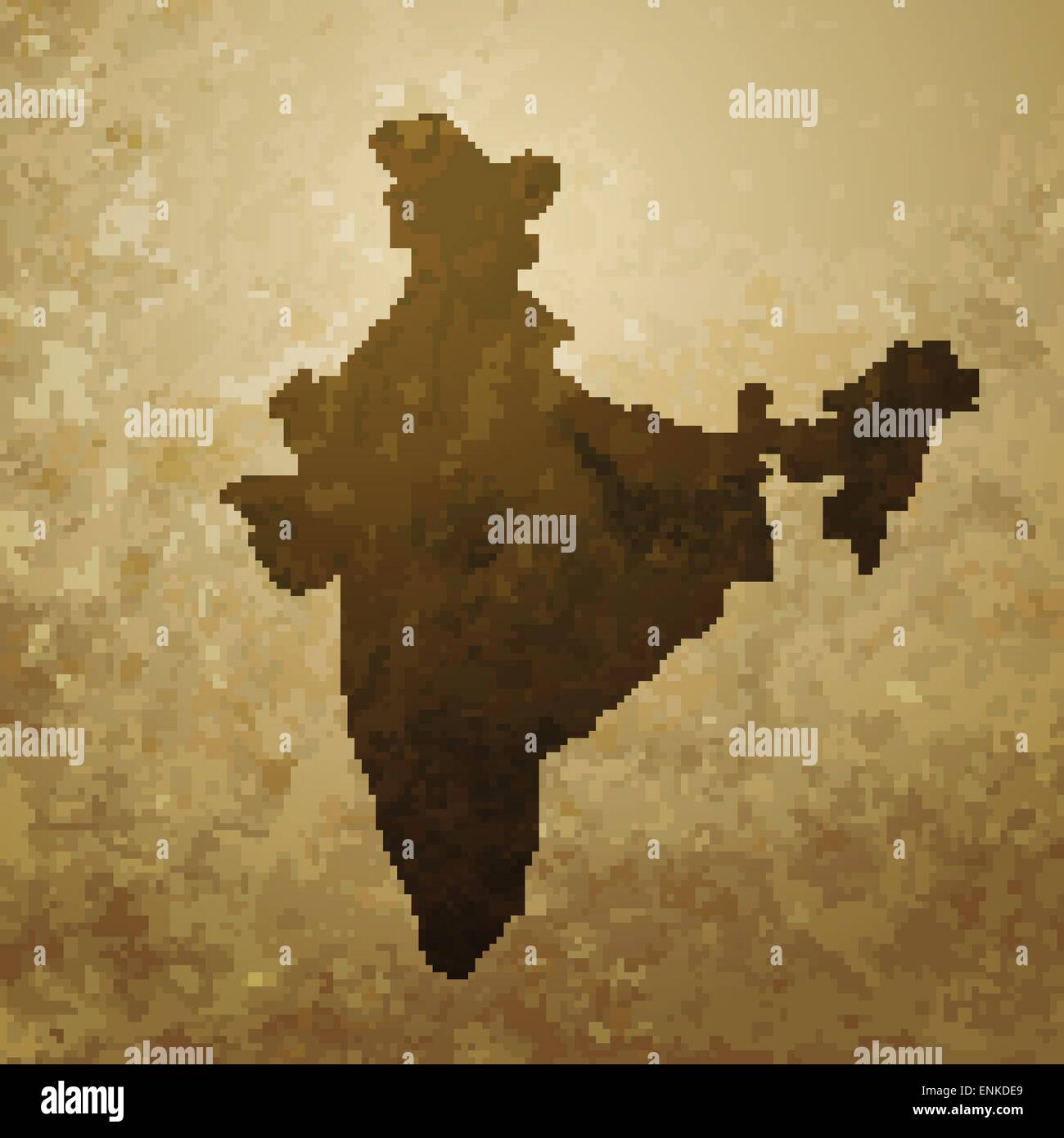 Indian map vector vectors hi-res stock photography and images - Alamy