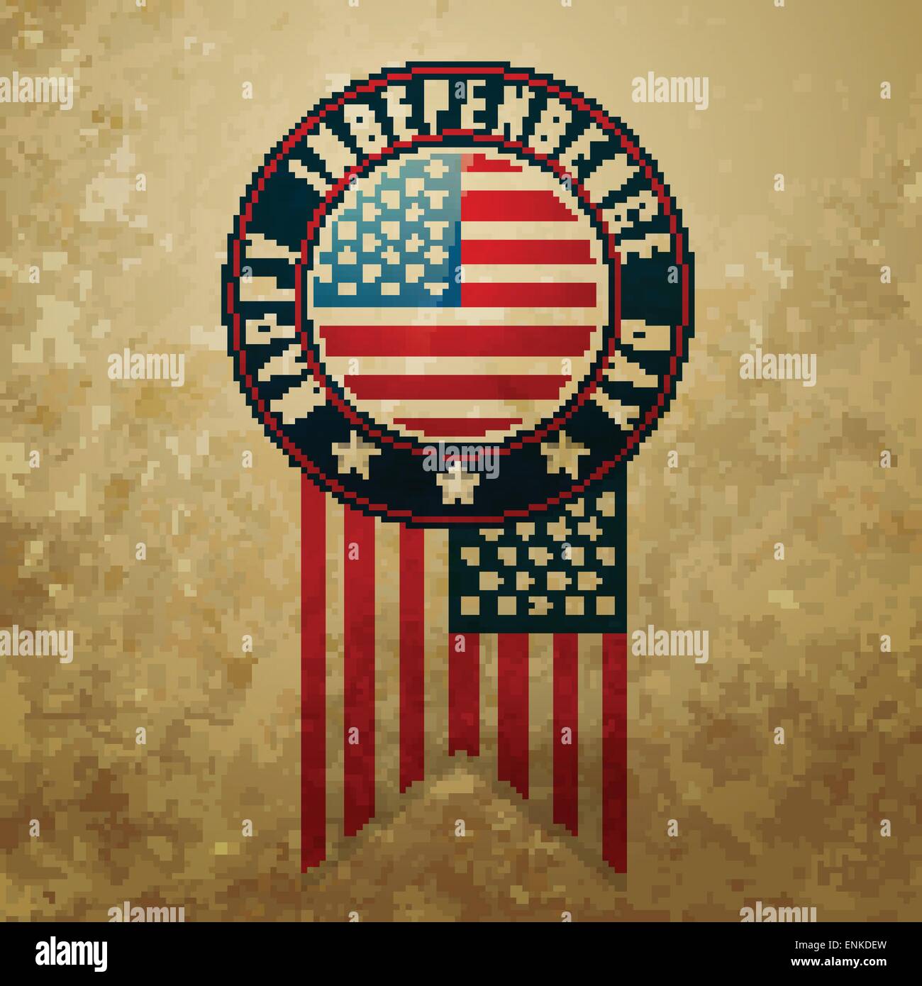vector american independence day badge design Stock Vector Image & Art ...