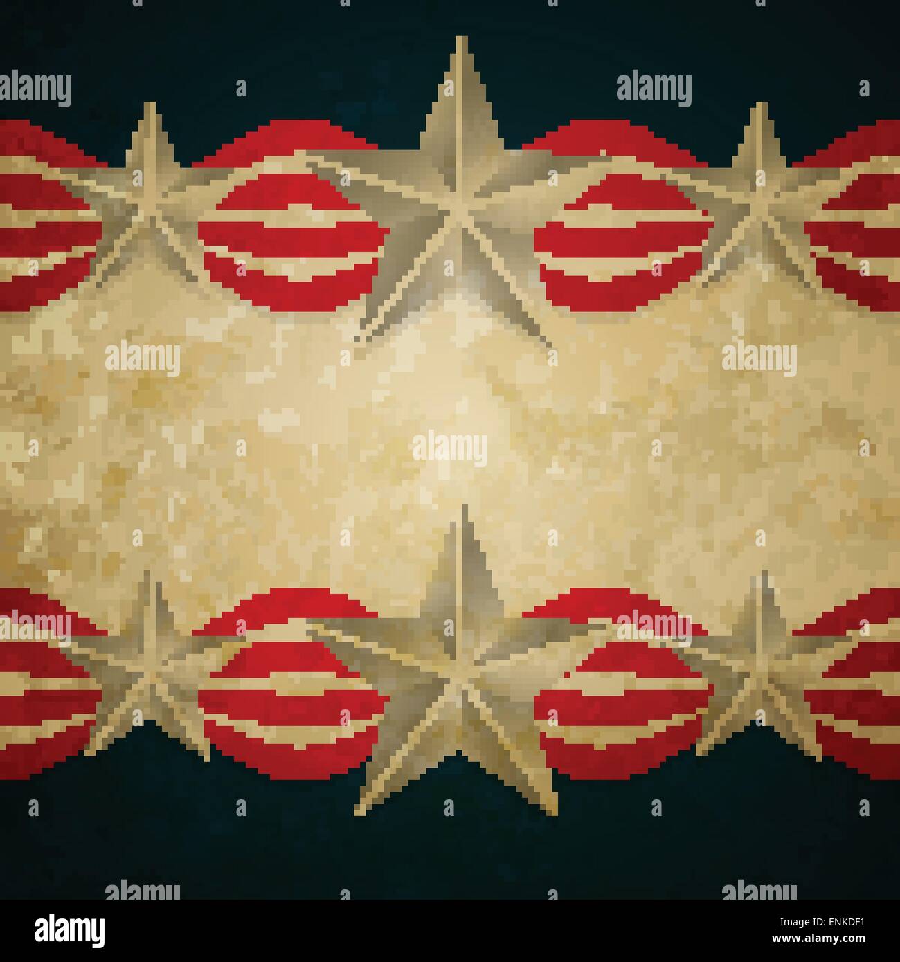 vector vintage style american flag design Stock Vector Image & Art - Alamy
