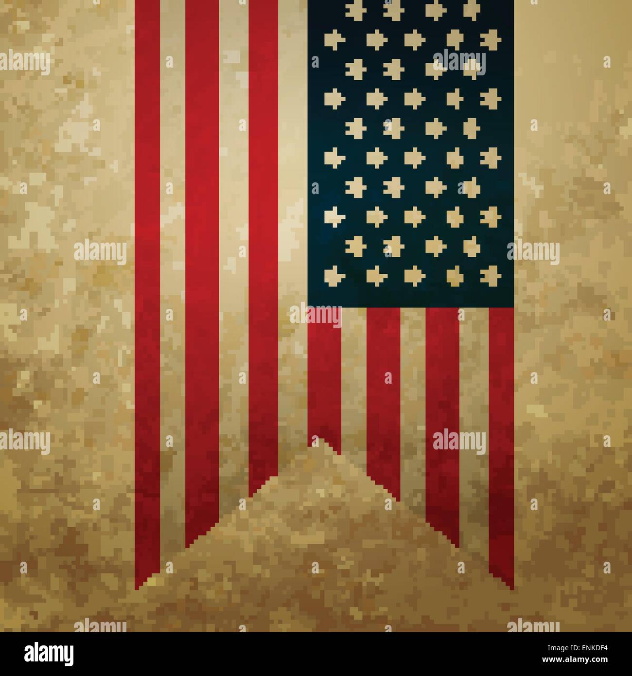 vintage style american flag background Stock Vector Image & Art - Alamy
