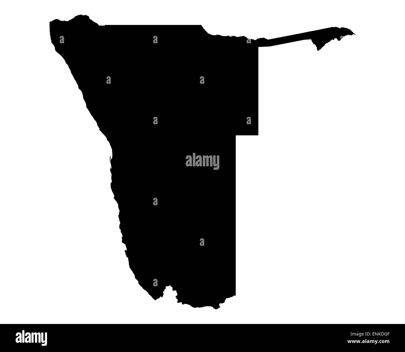 Namibia map Black and White Stock Photos & Images - Alamy