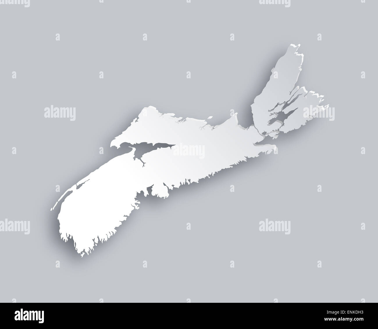 Nova Scotia Map High Resolution Stock Photography and Images - Alamy