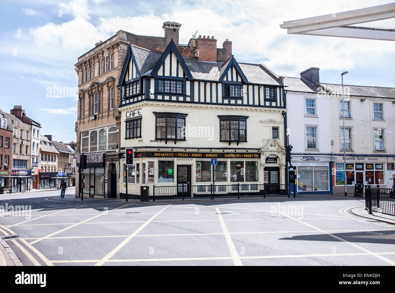 Northampton town centre drapery northamptonshire hi-res stock ...