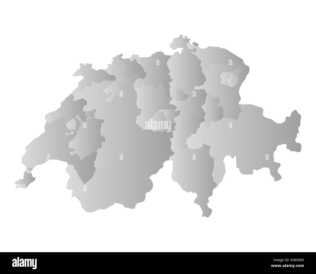 Switzerland map Black and White Stock Photos & Images - Alamy