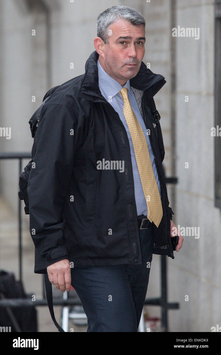 Mark Hanna, former head of security at News International arrives at ...