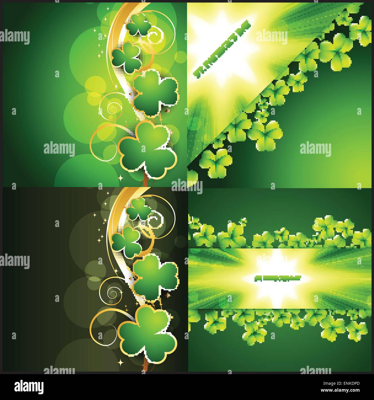 St patricks design hi-res stock photography and images - Alamy