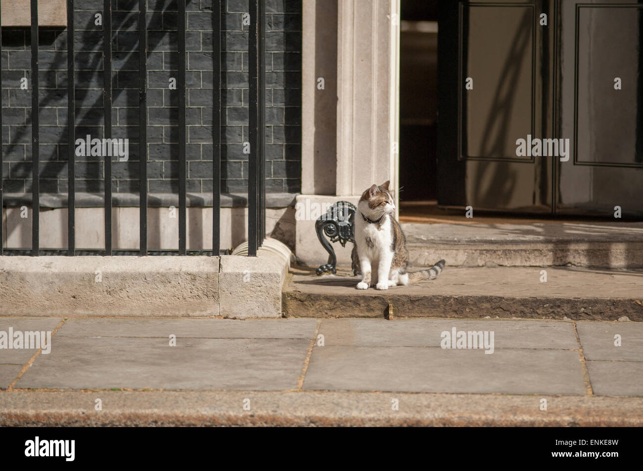 Westminster, London, UK. 7th May 2015. 10 Downing Street is ...