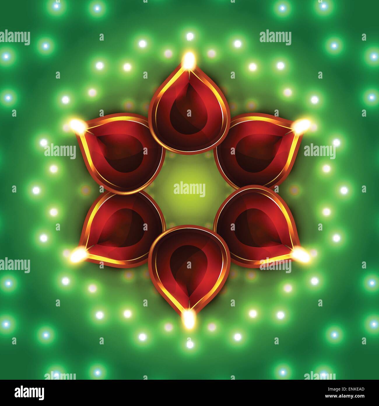 Diwali Diya Wallpaper Vector