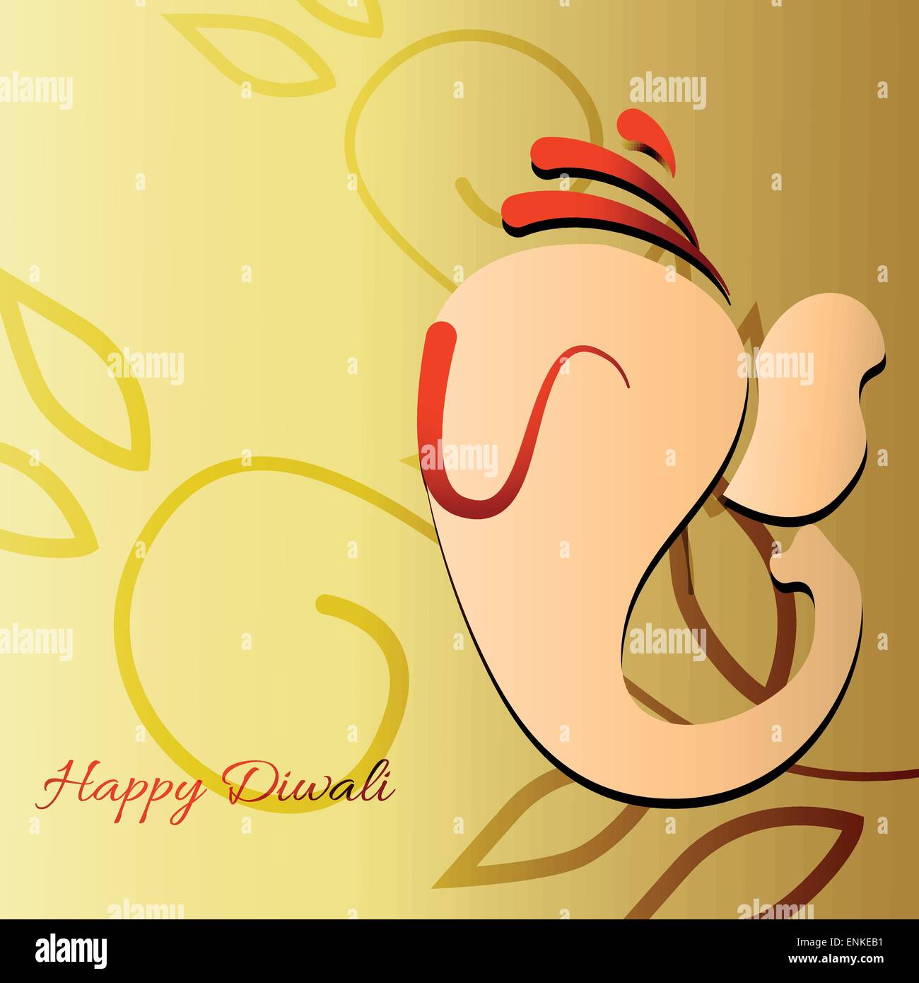 Vector beautiful ganesh illustration Stock Vector Image & Art - Alamy