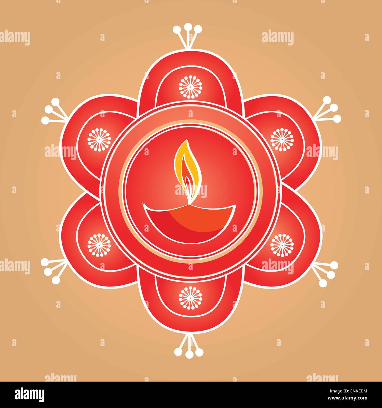 Vector artistic diwali diya background Stock Vector Image & Art - Alamy