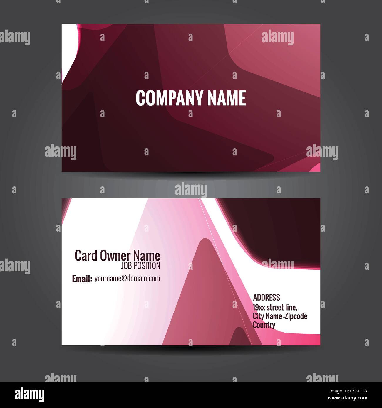 Business template design hi-res stock photography and images - Alamy