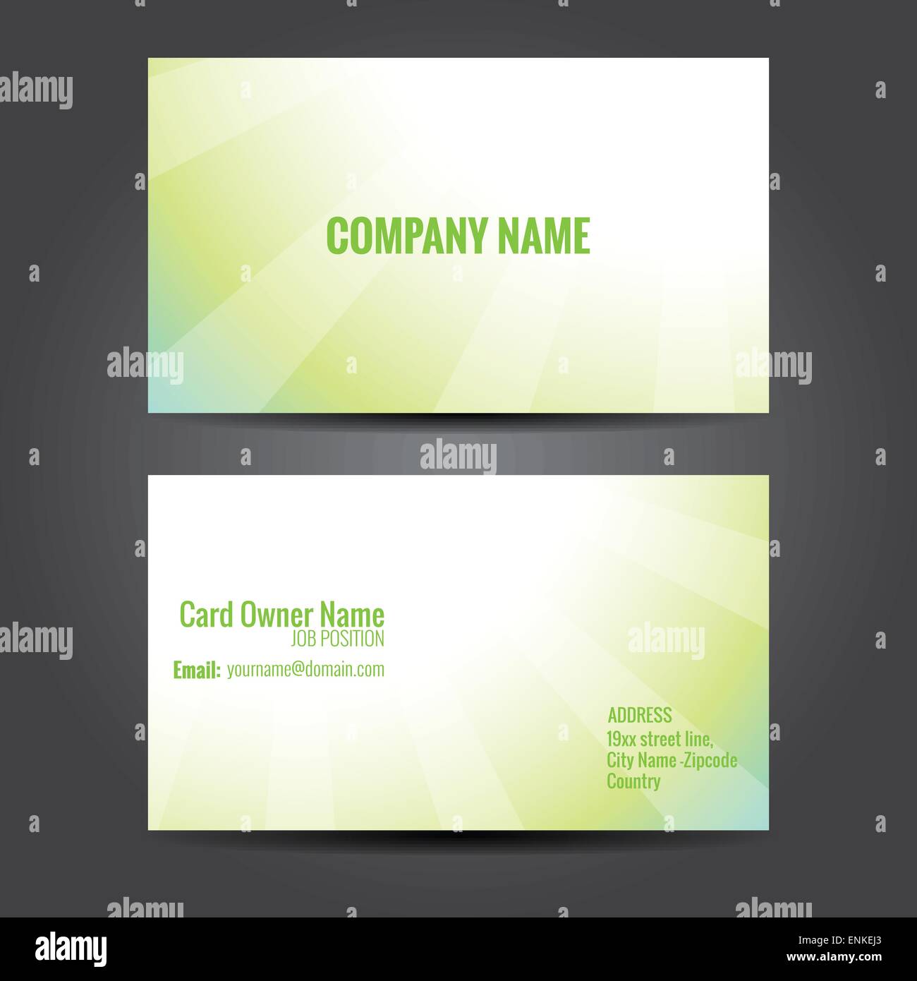 vector clean and simple design business template Stock Vector Image ...