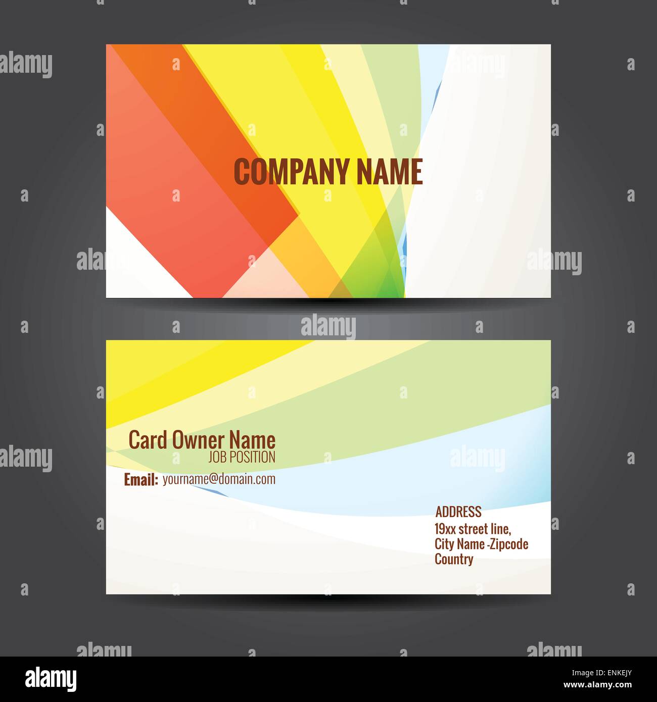 vector simple and clean business template Stock Vector Image & Art - Alamy