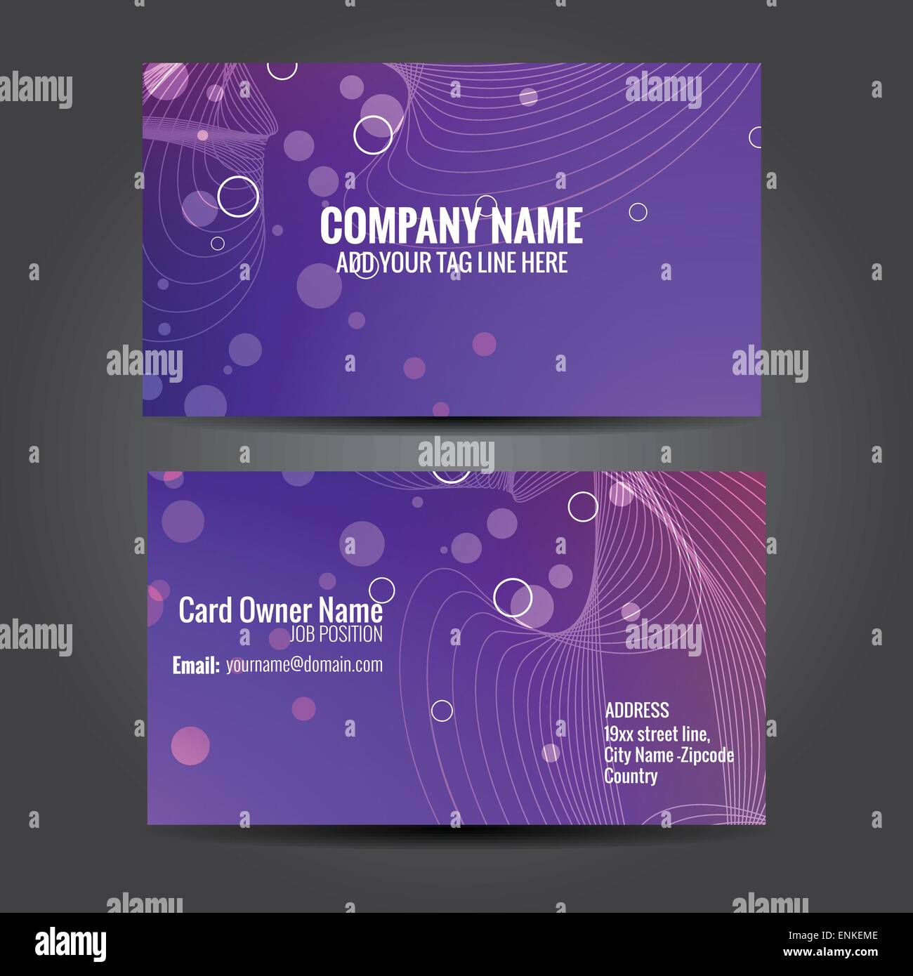 Business template design hi-res stock photography and images - Alamy