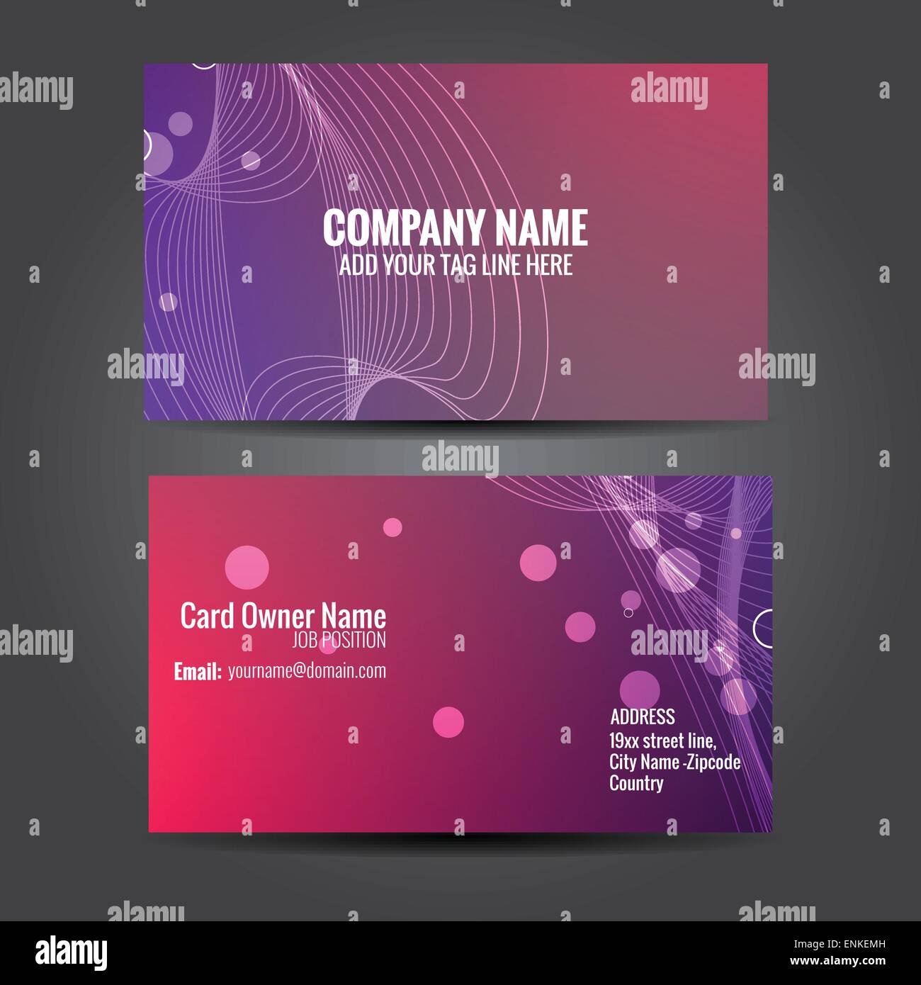 Creative business template Stock Vector Images - Alamy