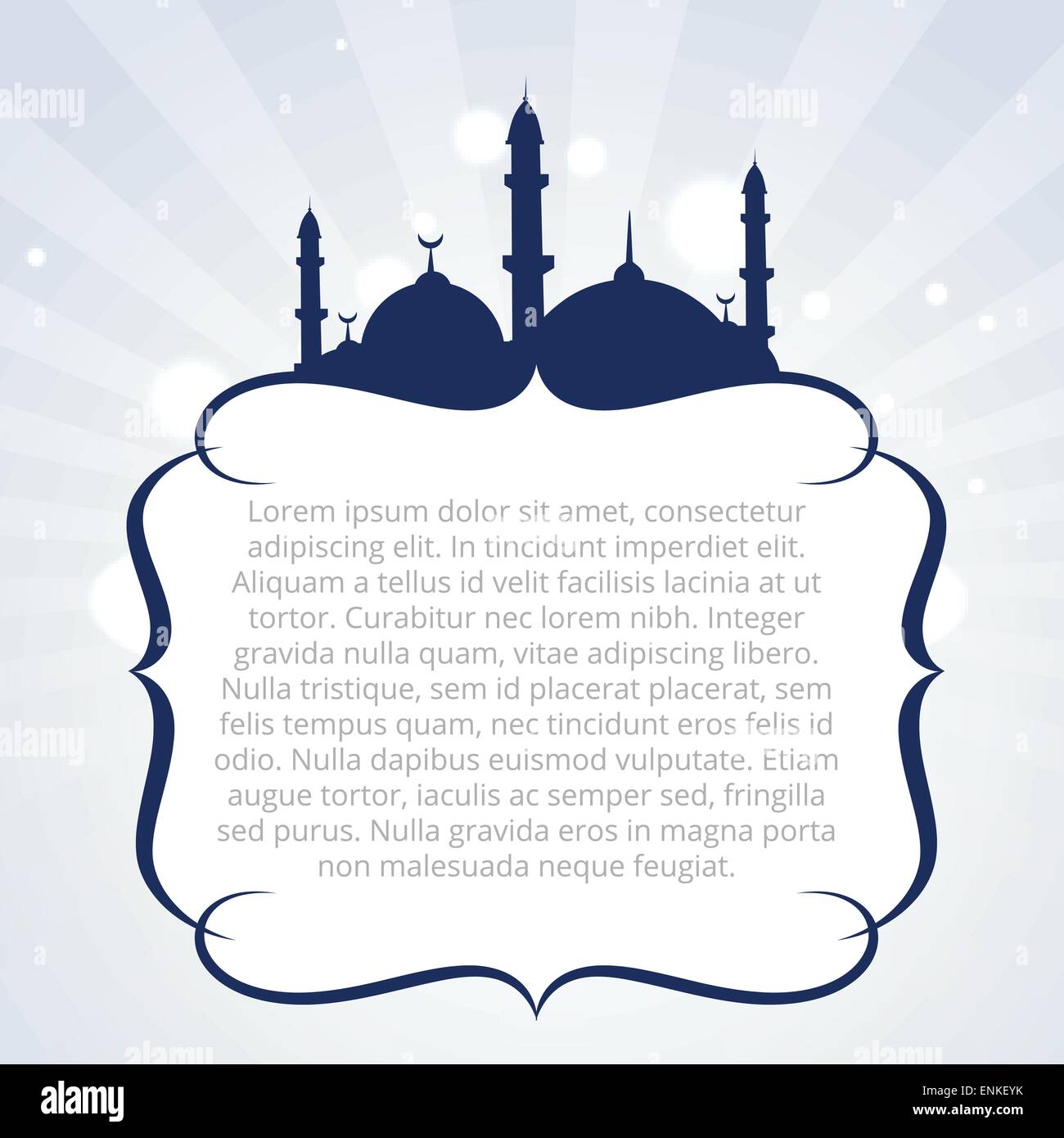 vector islamic background with space for your text Stock Vector Image ...