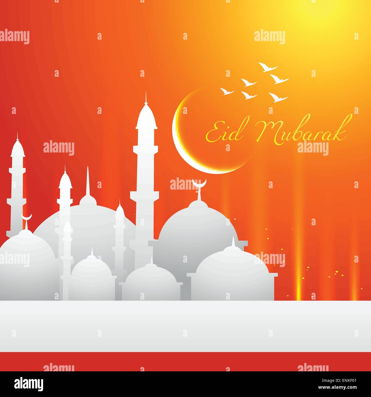 vector eid mubarak design background Stock Vector Image & Art - Alamy