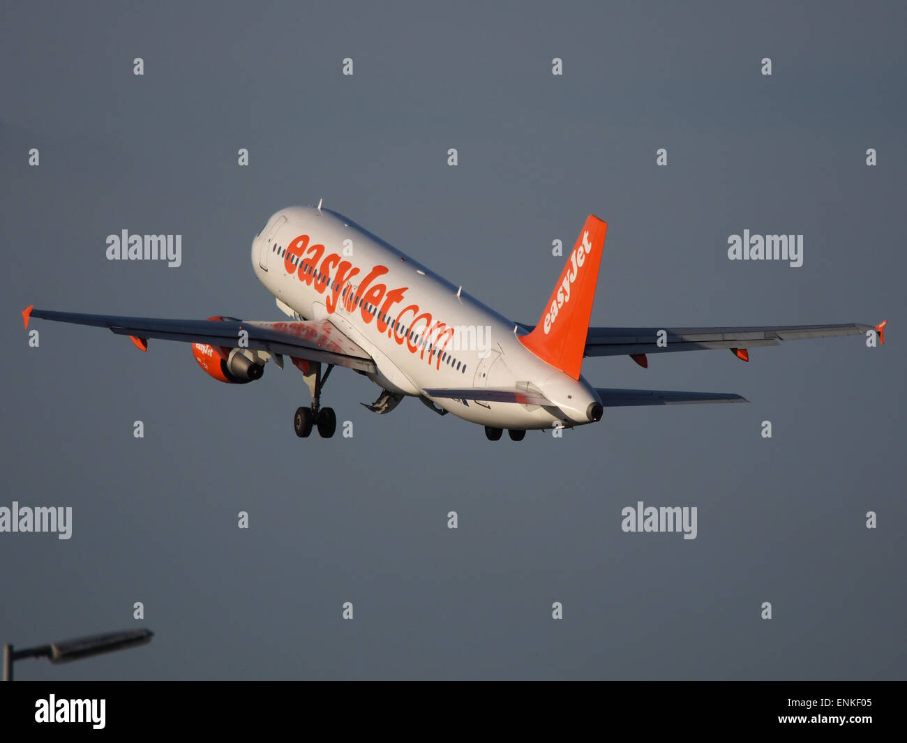 Easyjet Airbus 320 G-EZUH takeoff from Polderbaan, Schiphol (AMS - EHAM ...