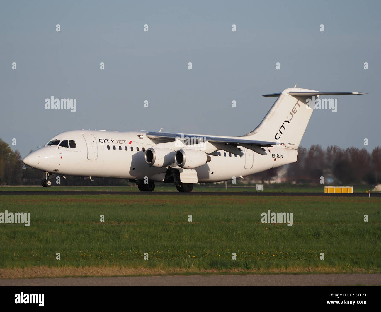 CityJet's EI-RJN, a BAe 146 (Avro RJ) aircraft, takes off from ...