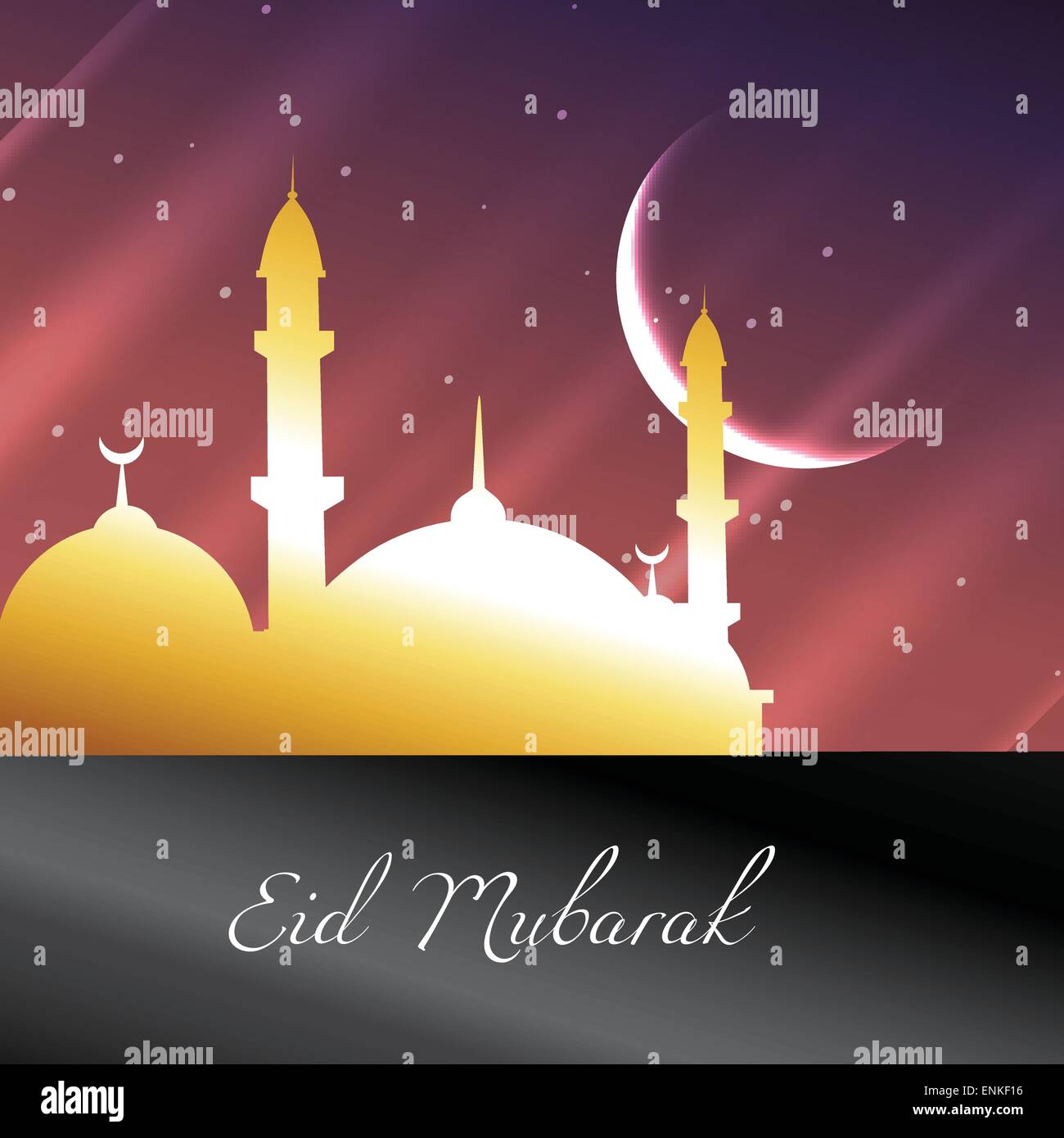 beautiful golden mosque design background Stock Vector Image & Art - Alamy