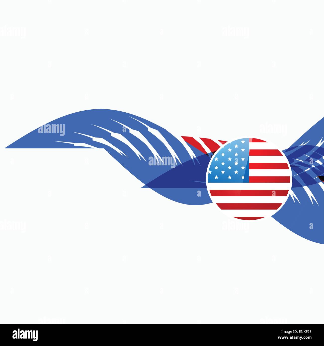 vector stylish american flag design Stock Vector Image & Art - Alamy