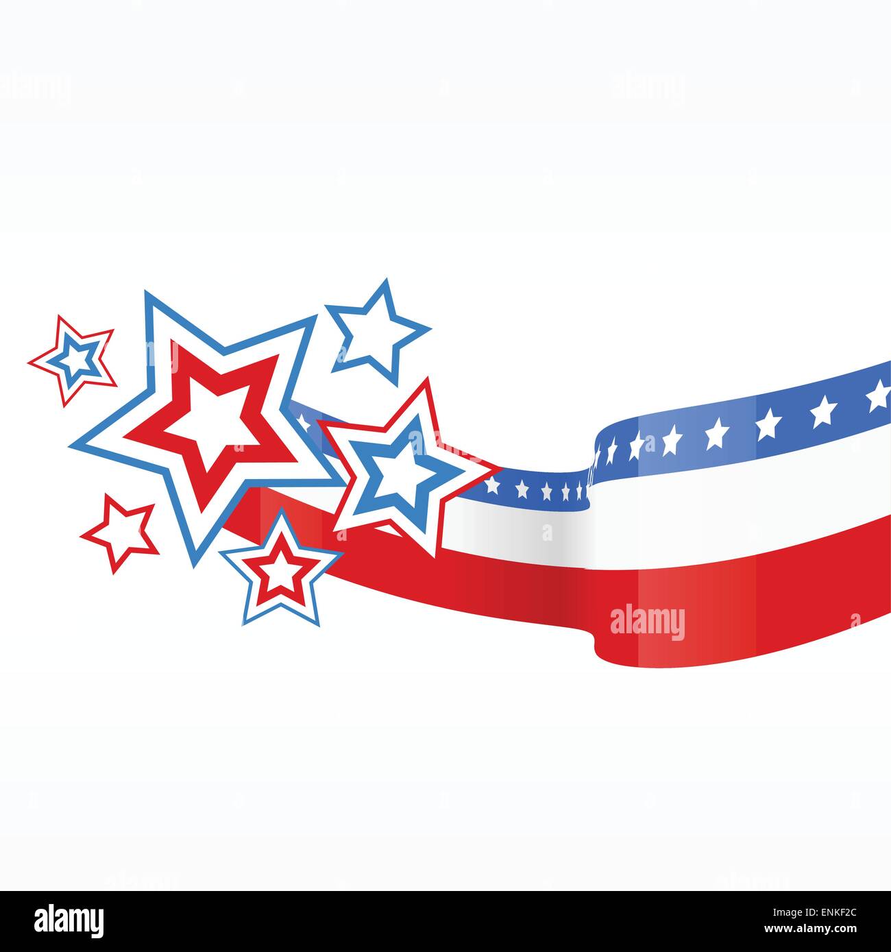 vector background of american flag design Stock Vector Image & Art - Alamy
