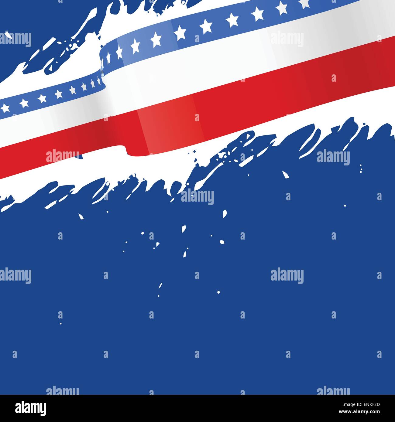 American wave style flag design Stock Vector Images - Alamy