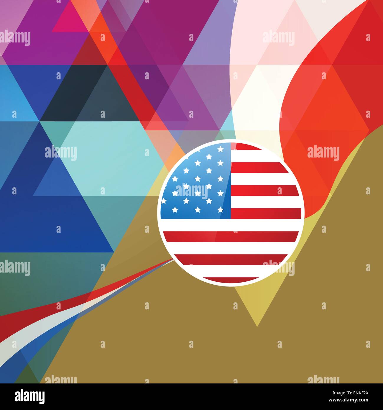 abstract 4th of july background Stock Vector Image & Art - Alamy