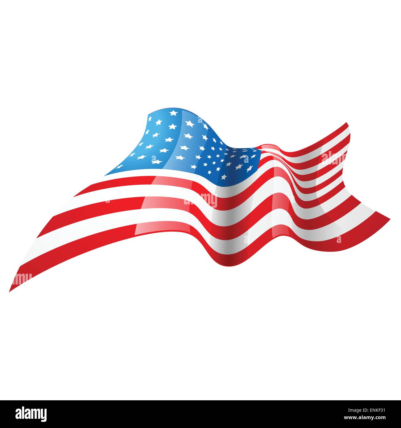 stylish american flag design illustration Stock Vector Image & Art - Alamy