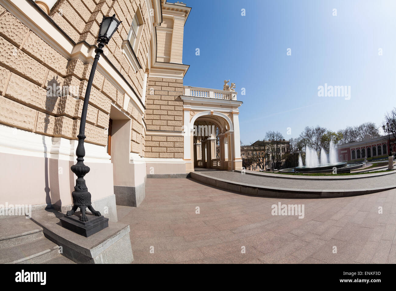 opera house passage arch odessa Stock Photo - Alamy