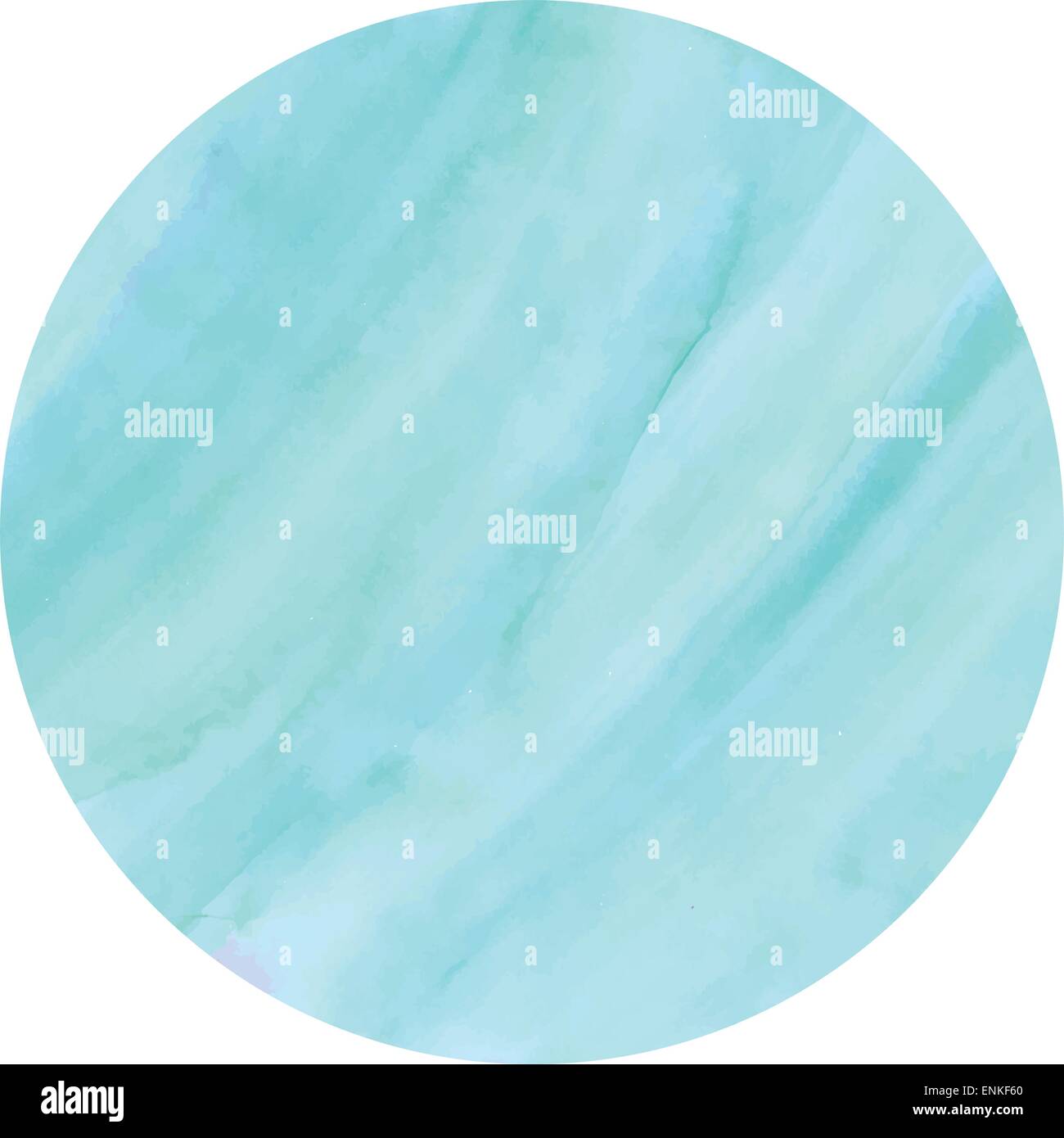 Nice watercolor green waves round background design. Vector ...