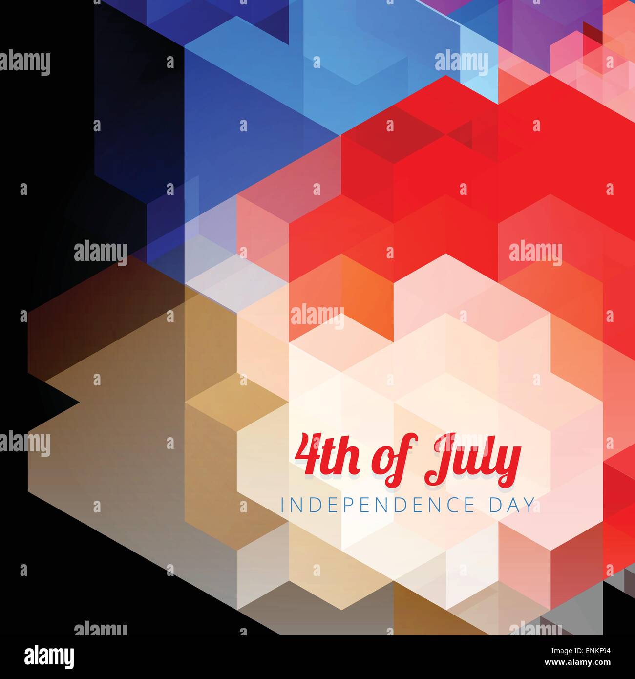 vector abstract style 4th of july background Stock Vector Image & Art ...