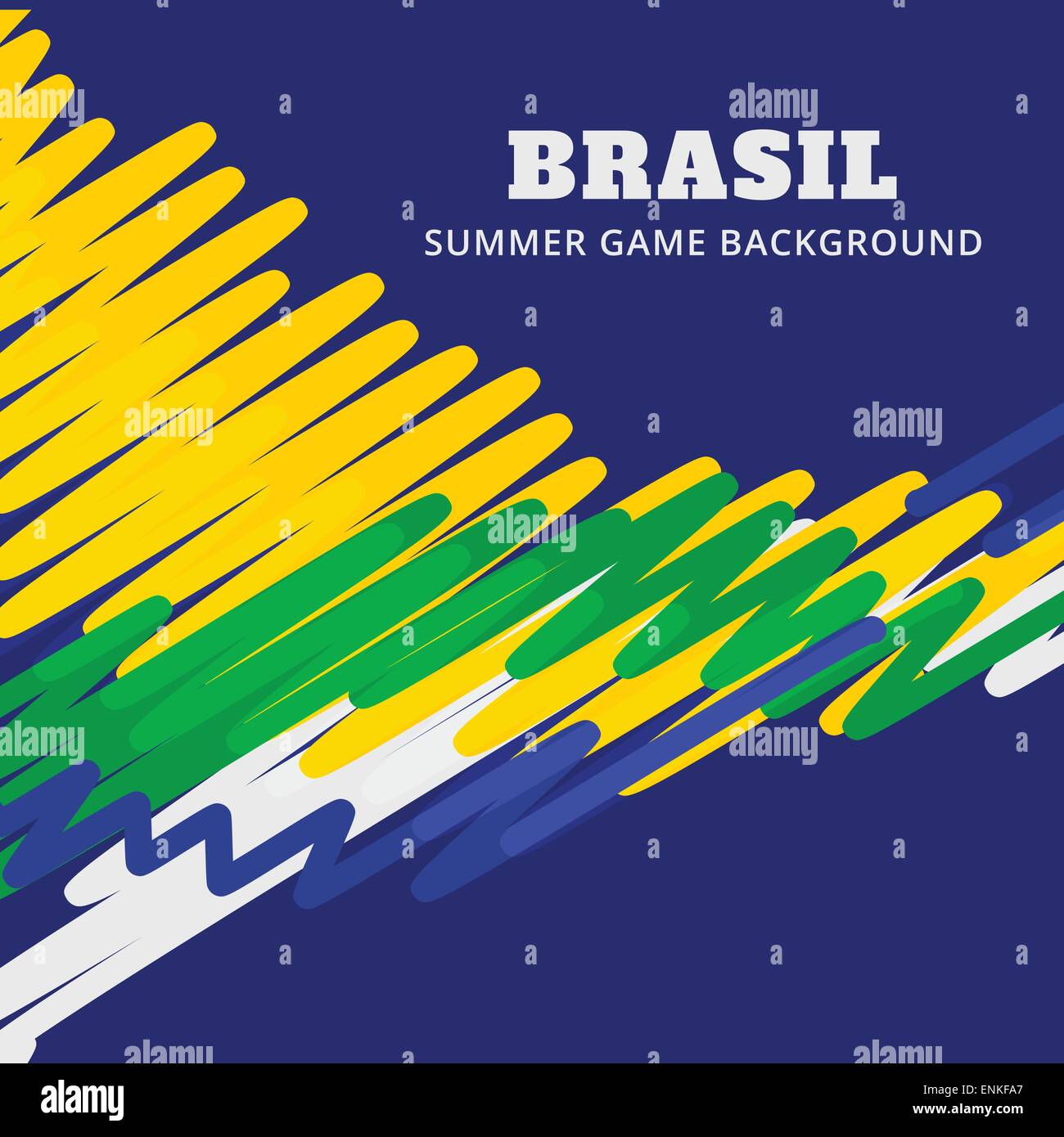 Brazil football game Stock Vector Images - Alamy