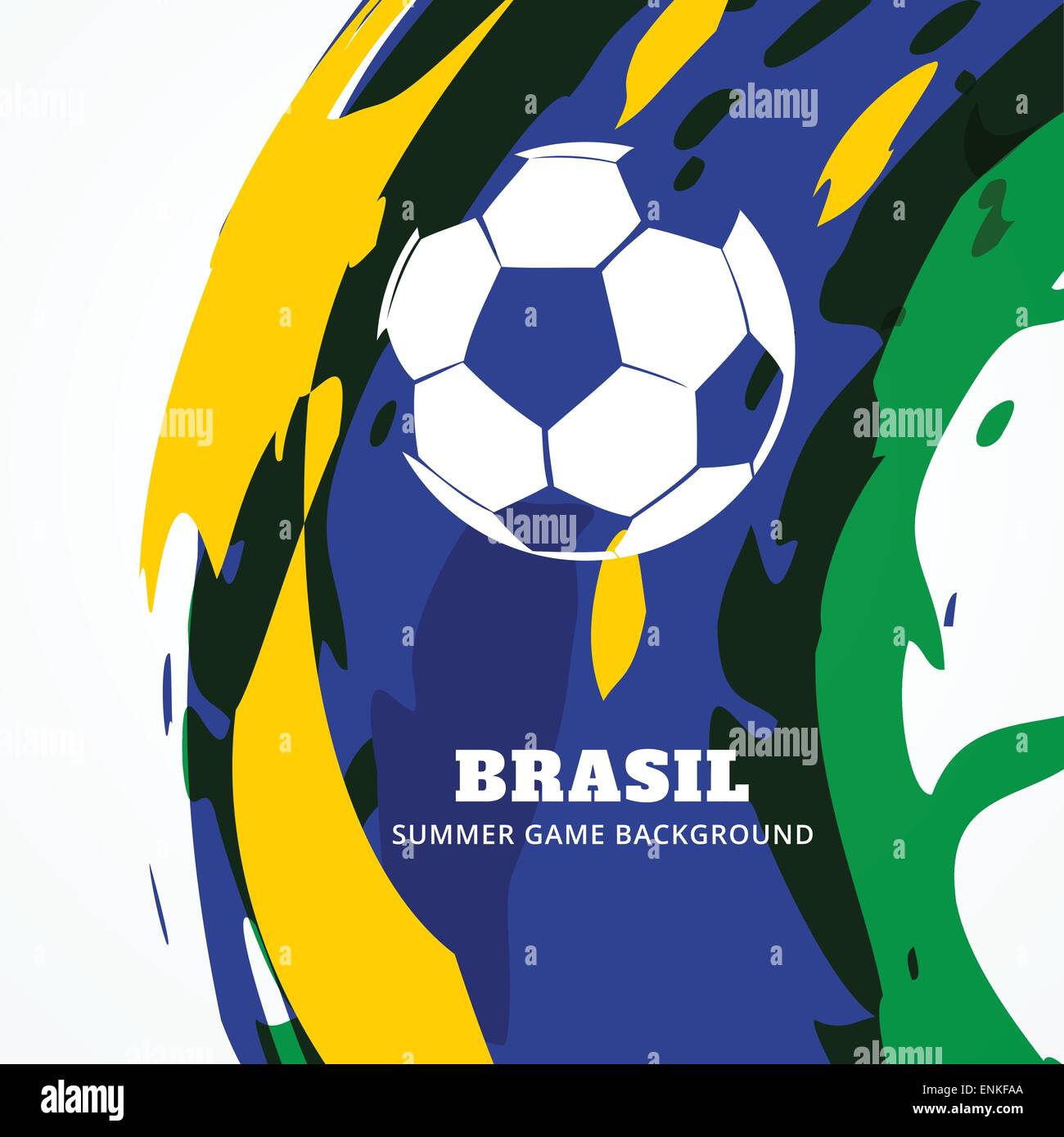 Brazil Football Vector