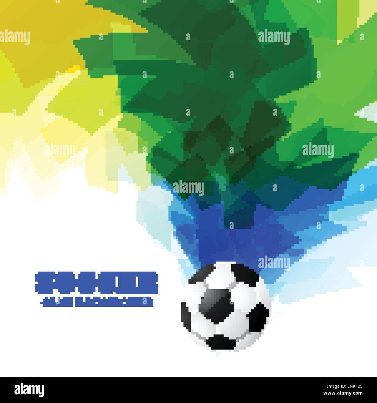 beautiful abstract football game design Stock Vector Image & Art - Alamy
