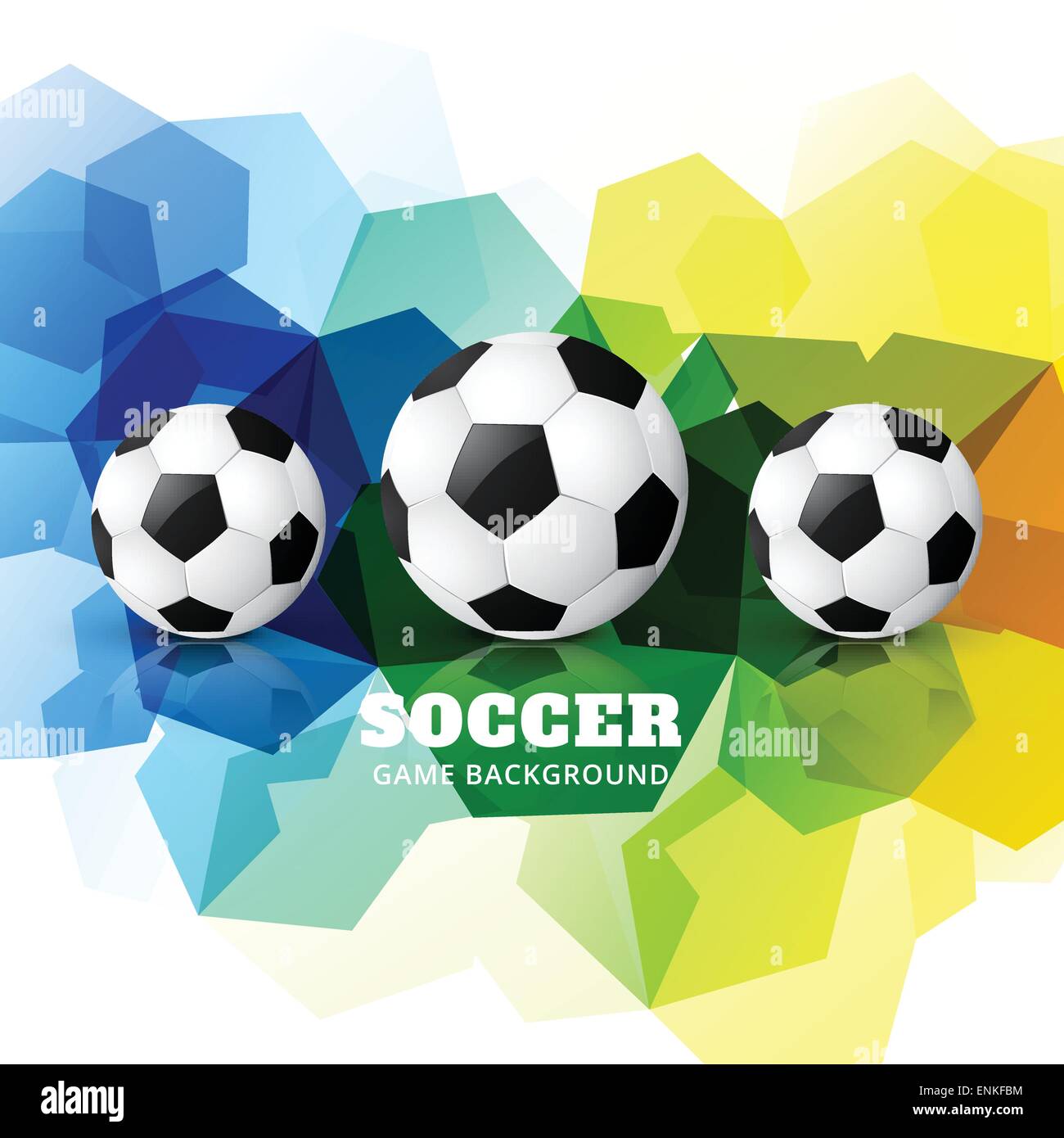 creative footbal design background illustration Stock Vector Image ...