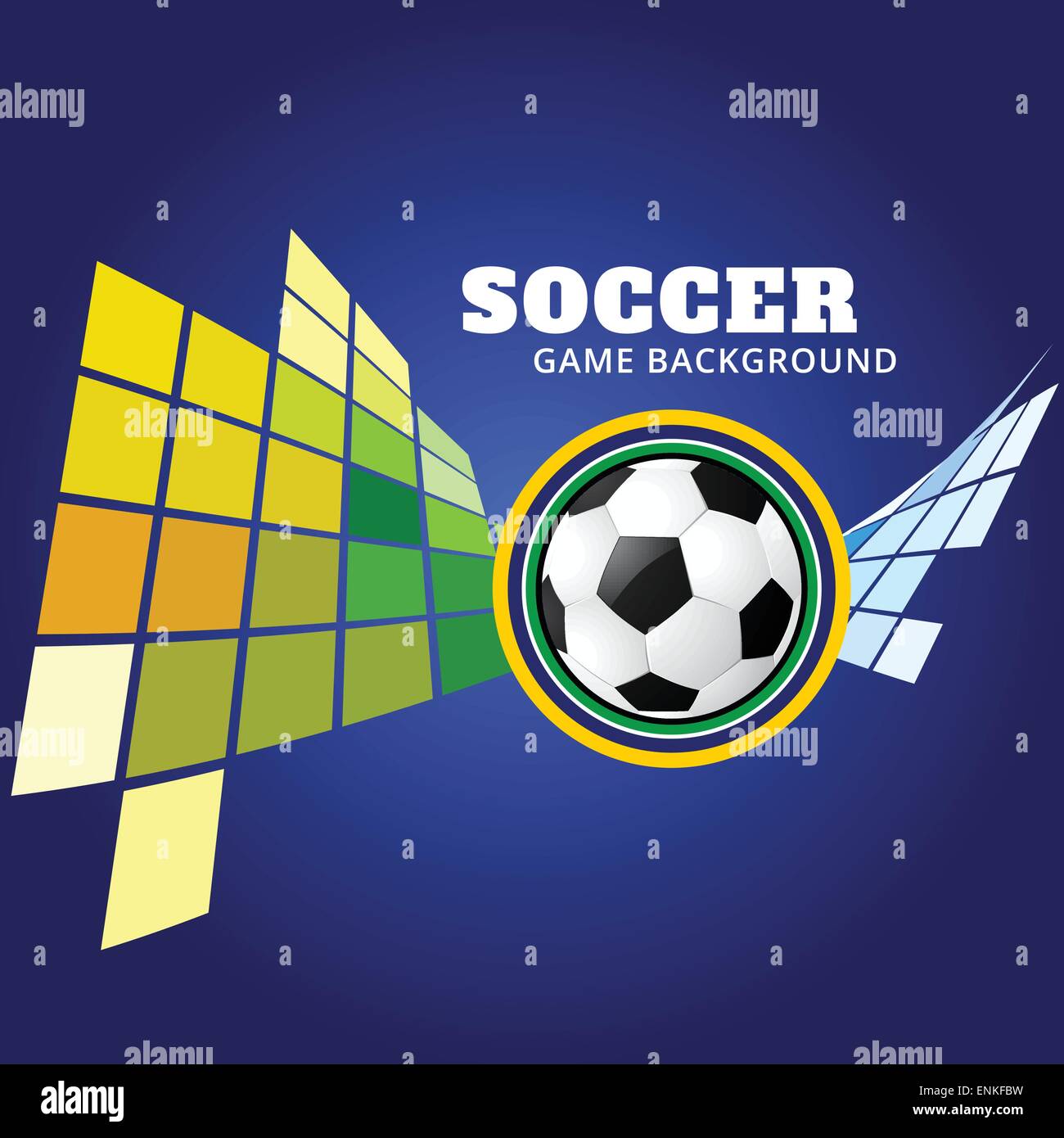 mosiac style vector football design Stock Vector Image & Art - Alamy
