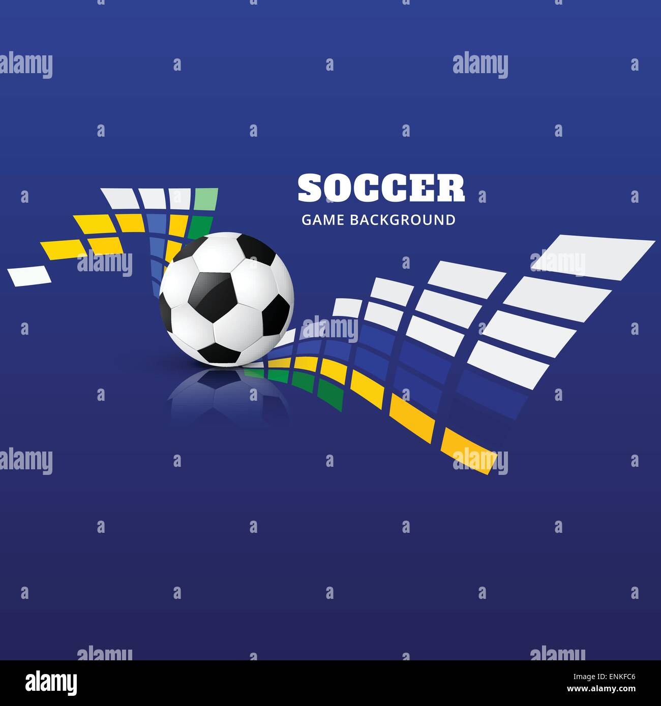 abstract soocer game vector design Stock Vector Image & Art - Alamy