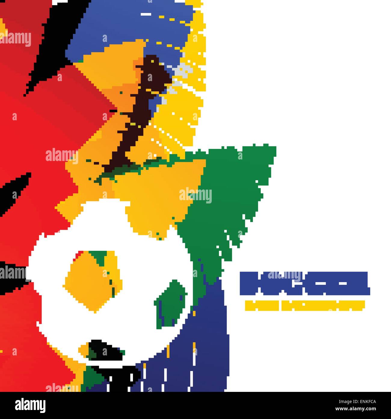 colorful football background design art Stock Vector Image & Art - Alamy