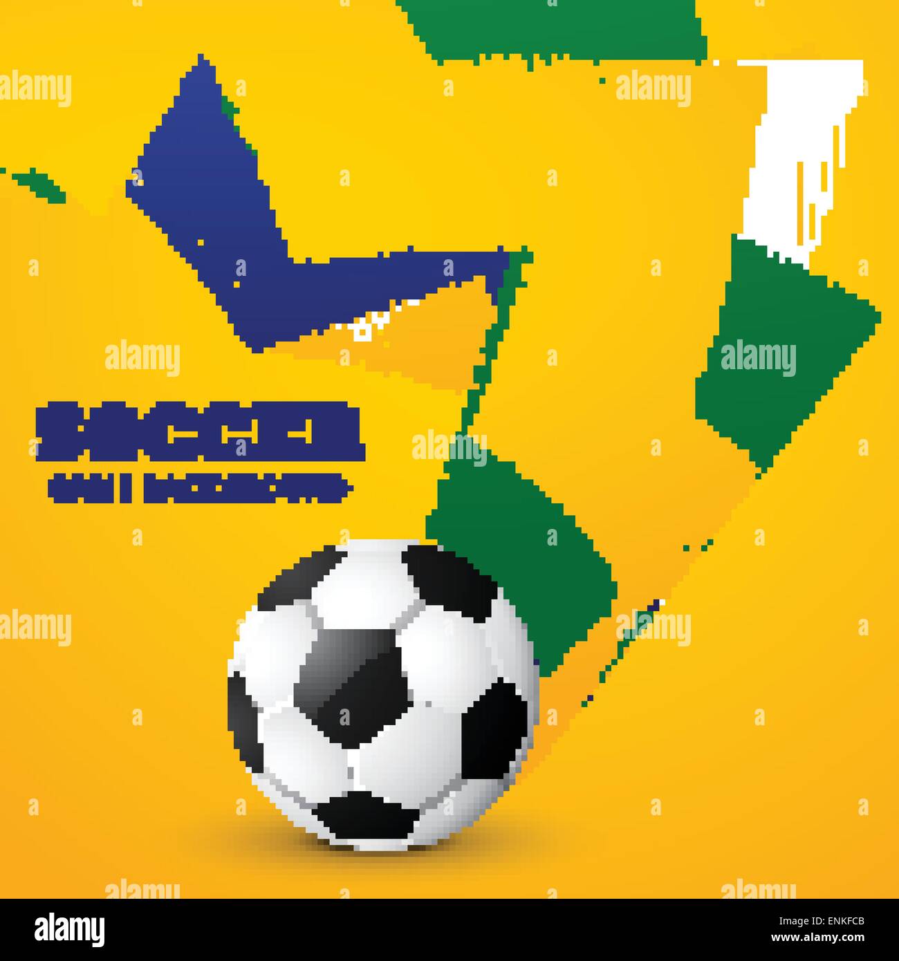 creative colorful football game design background Stock Vector Image ...