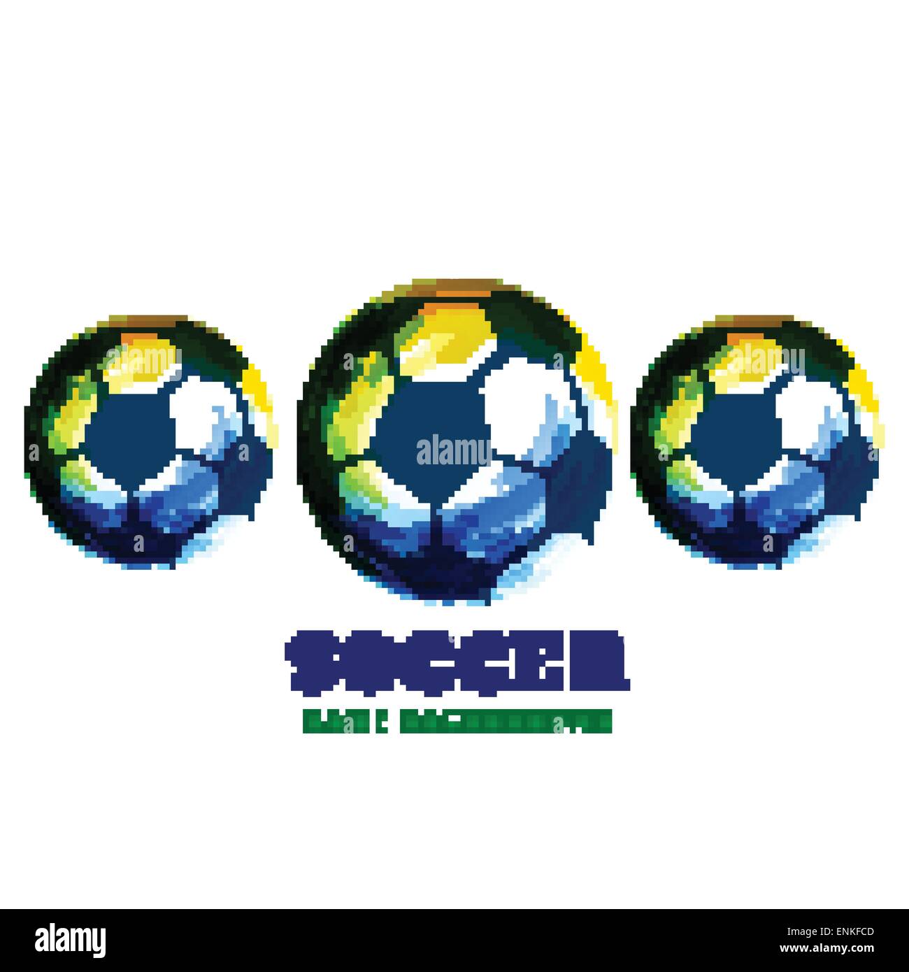 Soccer poster design Cut Out Stock Images & Pictures - Alamy