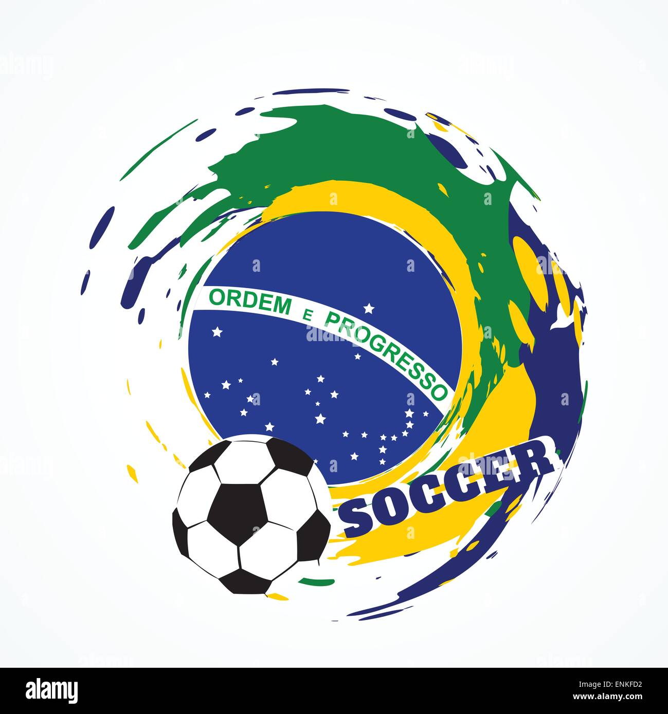 abstract brazil soccer game background Stock Vector Image & Art - Alamy