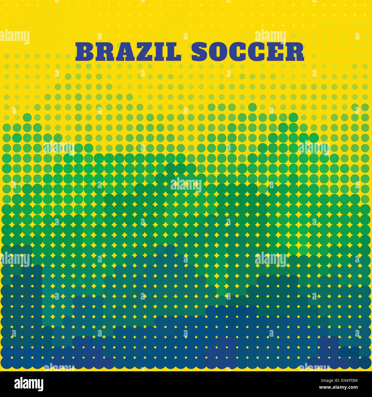 Soccer nation brazil Stock Vector Images - Alamy