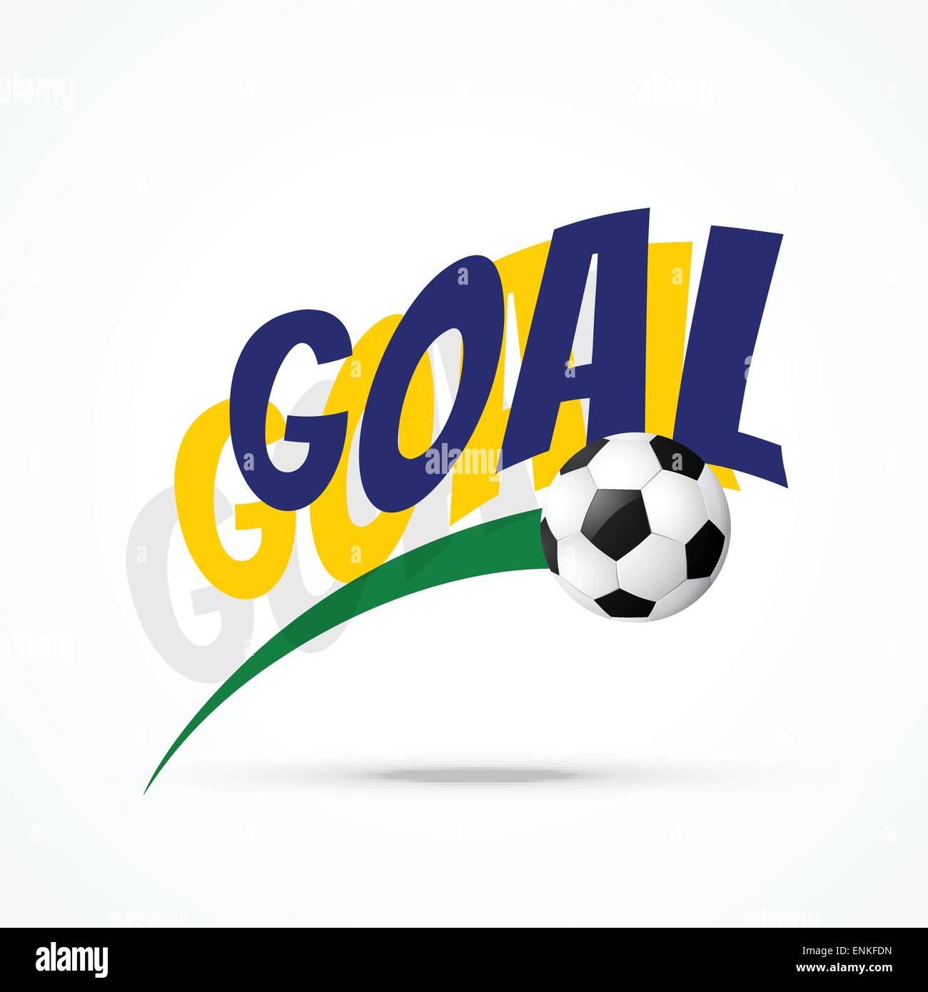 vector goal football design art Stock Vector Image & Art - Alamy