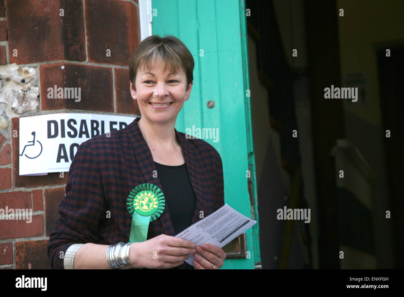 Caroline Lucas, Britain's only Green Party member of parliament, at a ...